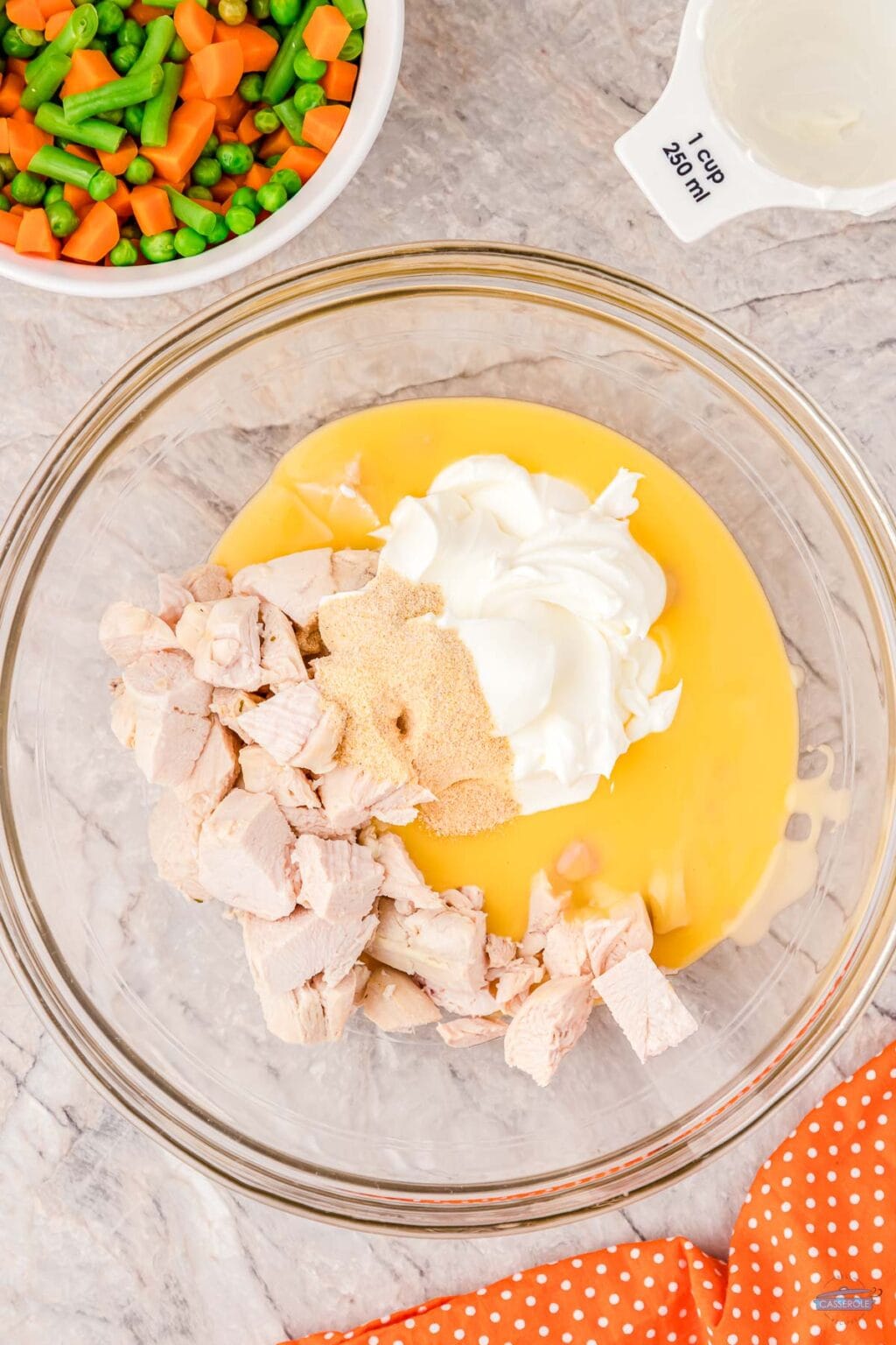 Chicken Pot Pie Bubble Up Casserole - Best Casserole Recipes