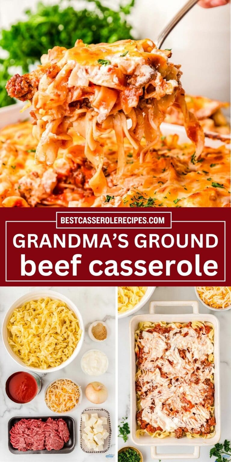 Grandma's Ground Beef Casserole - Best Casserole Recipes