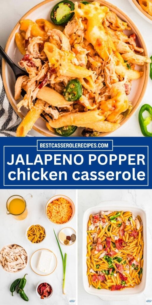 Jalapeno Popper Chicken Casserole - Best Casserole Recipes